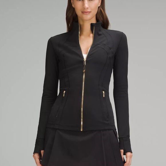 lululemon athletica | Tops | Rare Gold Lululemon Define Jacket Nulu ...